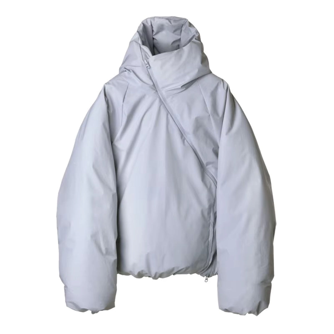 Doudoune Asymétrique En Coton Chaleureuse – Amawinc